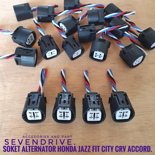 Jual Socket Soket Alternator Honda Jazz Fit City Crv Civic Ferio Accord ...