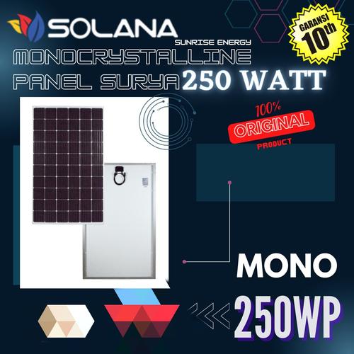 Jual Solar Panel Solana Pro Monocrystalline Panel Surya 250 WP - Kota ...