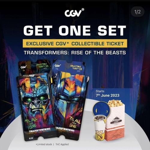 Jual Transformers: Rise of the Beasts x CGV Official Collectible Ticket ...