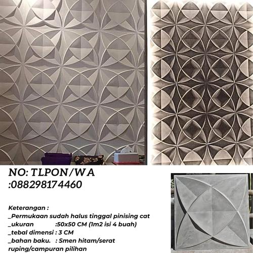 Jual Roster tempel dinding motip bintang lingkar - Abu-abu, UK 50x50cm ...