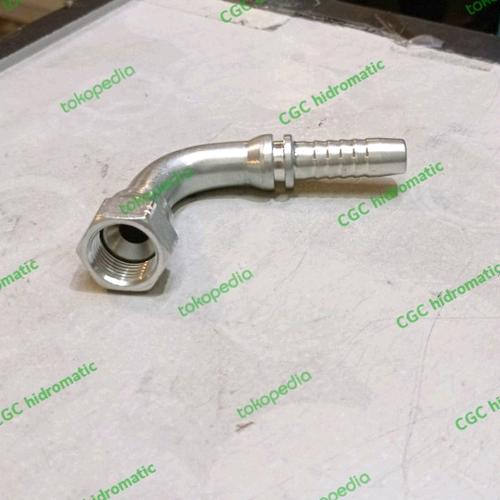 Jual Elbow hose fitting drat female 3/4 jic / fitting elbow 3/4 jic ...