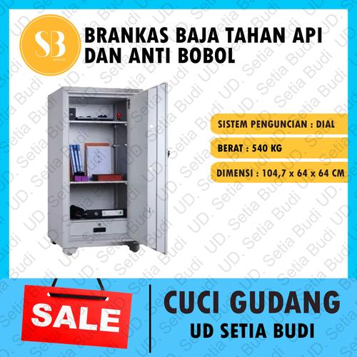 Jual Brankas Baja Besi Tahan Api dan Anti Maling Ukuran Besar ( BEKAS ...