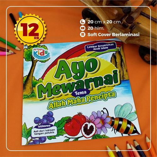Jual Ayo Mewarnai Tema Allah Maha Pencipta dan Tema Buah-buahan - Allah ...