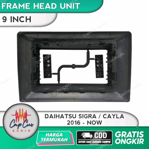 Jual FRAME HEAD UNIT 9 INCH DAIHATSU SIGRA / CAYLA / PANEL ANDROID ...