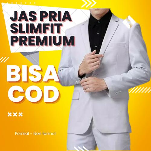 Jual JAS PRIA PUTIH | JAS PUTIH PRIA | JAS FORMAL PRIA | BLAZER PREMIUM ...