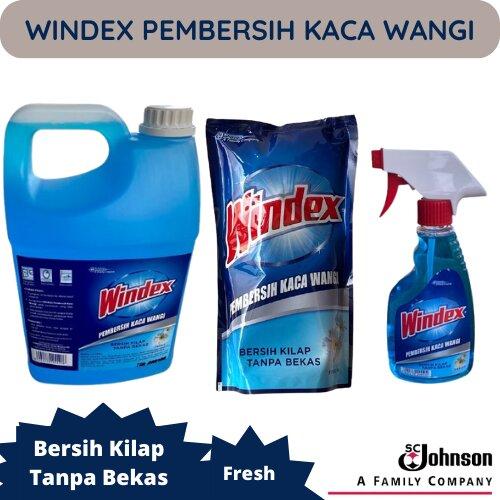 Promo WINDEX SC Johnson Glass Cleaner - Obat Pembersih Kaca Wangi Semprot - Pouch-720ml - Kota ...