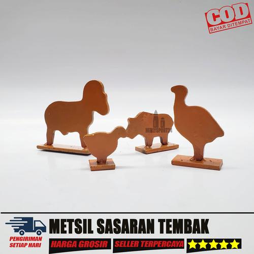 Jual METAL SILUET METSIL SASARAN TARGET TEMBAK ALAT LATIHAN TEMBAK ...