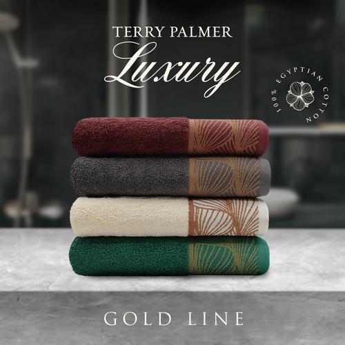 Promo TERRY PALMER LUXURY GOLDLINE / HANDUK TRAVEL 50 X 100CM - Grey ...