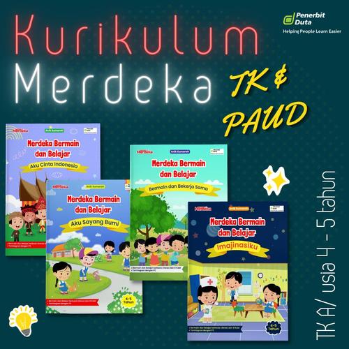 Jual Buku TK/PAUD Kurikulum Merdeka–Paket Merdeka Bermain&Belajar 4-5 ...