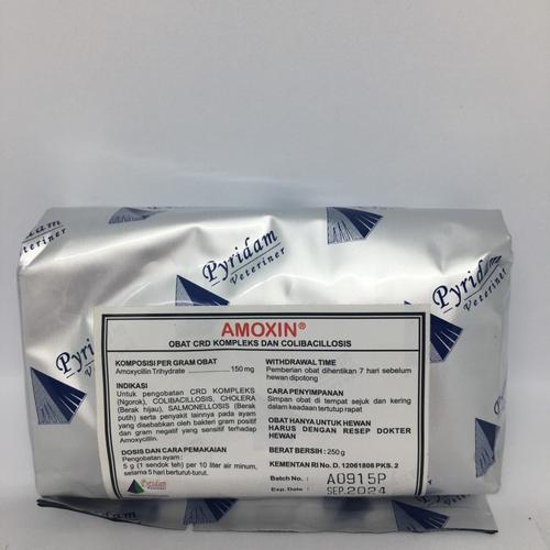 Jual AMOXIN OBAT CRD KOMPLEKS DAN COLIBACILLOSIS PYRIDAM VETERINER ...