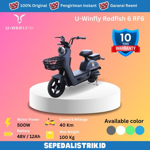 Jual Sepeda Listrik Uwinfly Redfish 6 RF6 500W 48V12Ah Garansi Resmi ...
