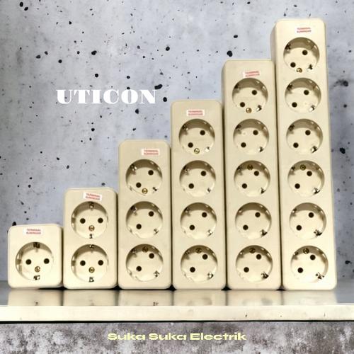 Jual Stop kontak uticon 3 lubang - Uticon 1 Lubang - Kab. Tangerang ...