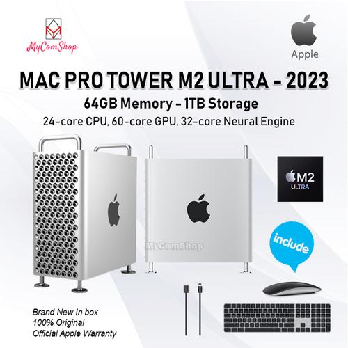 Jual APPLE MAC PRO TOWER 2023 M2 ULTRA 24-CORE 60-CORE 64GB RAM 1TB SSD ...