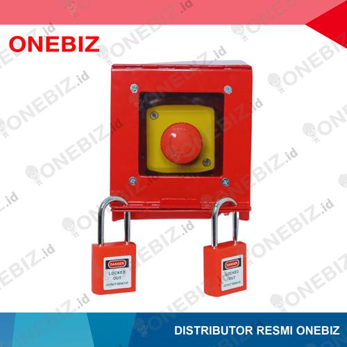 Jual ONEBIZ Heavy Duty LOTO Box Single Device OB05 Push Button ...
