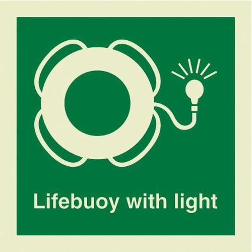Jual sticker LIFEBUOY WITH LIGHT perkapalan IMO SAFETYSIGN Tahan air ...