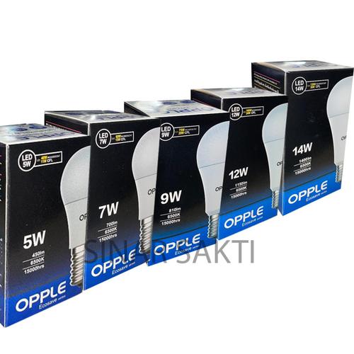 Jual Opple Lampu Bohlam LED 3 Watt 5 Watt 7 Watt 9 Watt 12 Watt 14 Watt - Putih, 12W - Jakarta ...