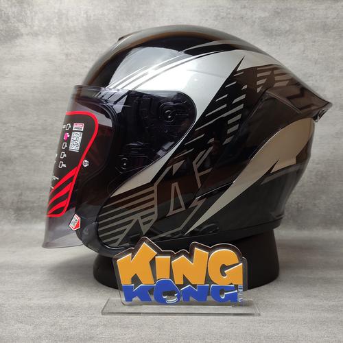 Jual Helm Half Face NJS Kairoz V2 Raizer - Black/Red, M - Kota Bandung ...