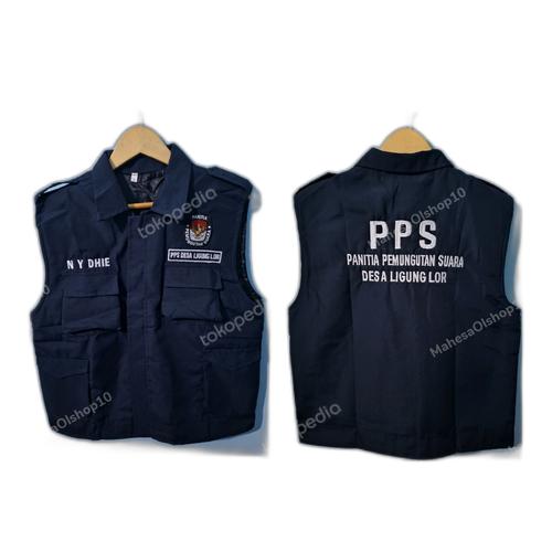 Jual Rompi PPS | PANITIA PEMUNGUTAN SUARA | COSTUM BORDIR - biru ...