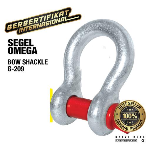Jual Bow Shackle Sekel Segel Omega Merah 35 25 17 13,5 12 Ton POWERTEC ...