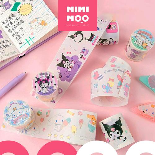 Jual MIMIMOO Sticker Roll Tape Sanrio Edition Cinnamoroll Kuromi My ...
