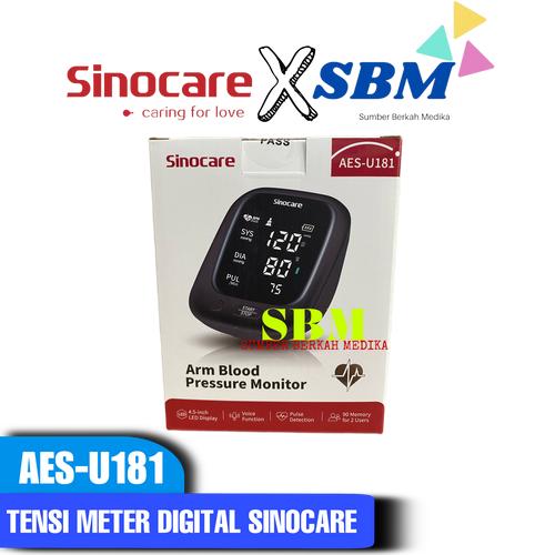 Jual Tensi Meter Sinocare AES-U181 Alat Cek Tekanan Darah Otomatis ...