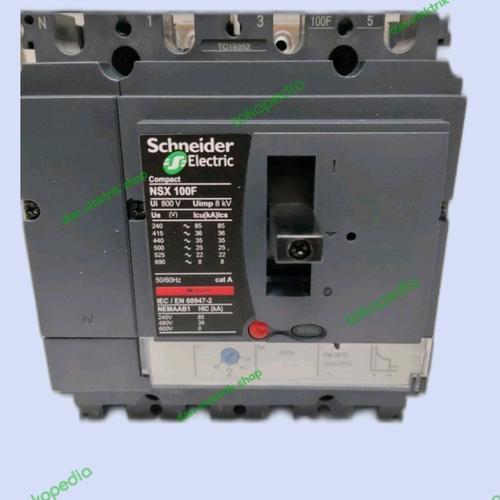 Jual MCCB SCHNEIDER NSX 100F 4P 100A 80A 50A - Jakarta Pusat - Dan ...