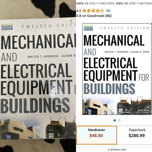 Jual Mechanical and Electrical Equipment for Buildings Hardcover (Wiley ...