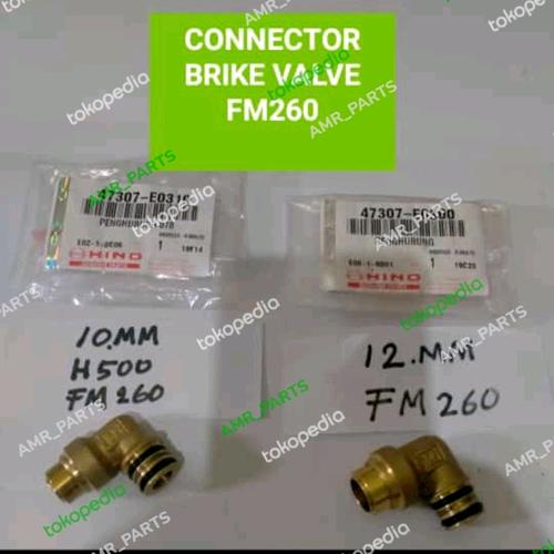 Jual NEPEL BRAKE VALVE CONNECTOR HINO LOHAN FM260 TI E0300 12MM E0310 ...
