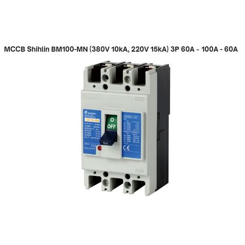 Jual breaker/MCCB Shihlin BM100-MN 3P (380V 10kA, 220V 15kA) 60A -75A ...