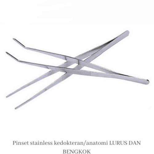 Jual Pinset Bengkok Stainless Steril Alat Bantu Medis Bedah Kedokteran ...