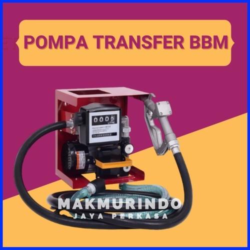 Jual Pompa solar Pompa Transfer BBM Flow meter Solar/minyak AC 220V ...