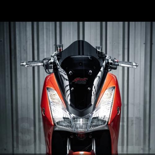 Jual WINDSHIELD LEXI VISOR LEXI TYPE SPORTY BUBBLE YAMAHA LEXI TEBAL ...
