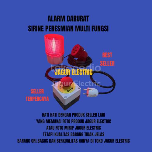 Jual SIRINE PERESMIAN/ALARM BAHAYA/ALARM DARURAT MS-190+LAMPU ROTARY ...