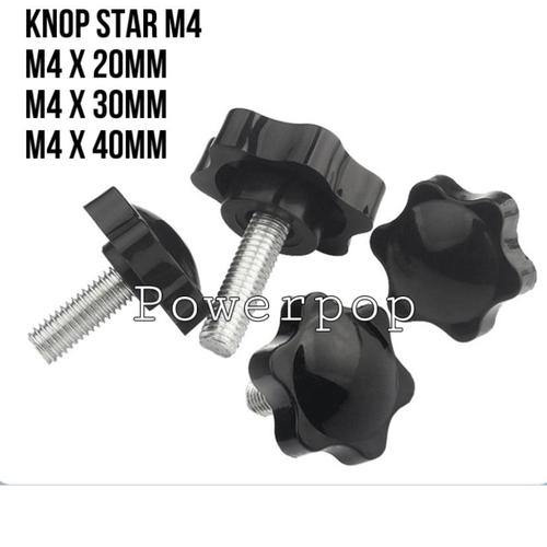 Jual M4 Baut Knop Star / Baut Bintang M4 / Baut Bintang / Knob Star M4 ...