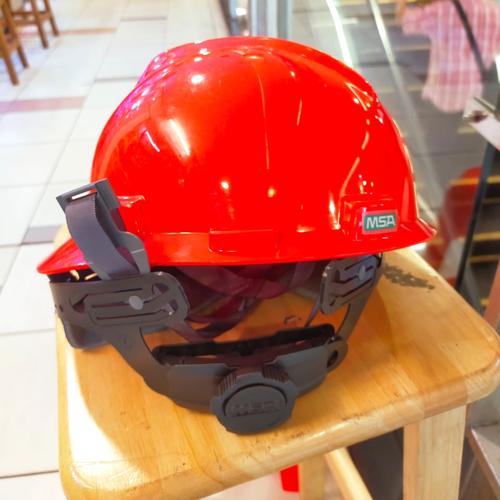 Jual Helm Safety MSA Ori Standar Ansi Original Fastrack Warna Merah ...