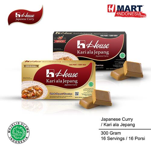 Promo House Japanese Curry - Kari ala Jepang Halal 300g - Spicy, 300g ...