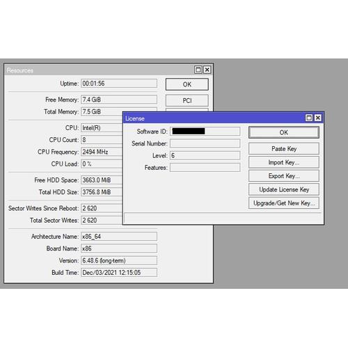 Jual SSD Mikrotik Level 6 ROS x86 v6 SATA 2.5 PC 64 bit RouterOS 4GB ...