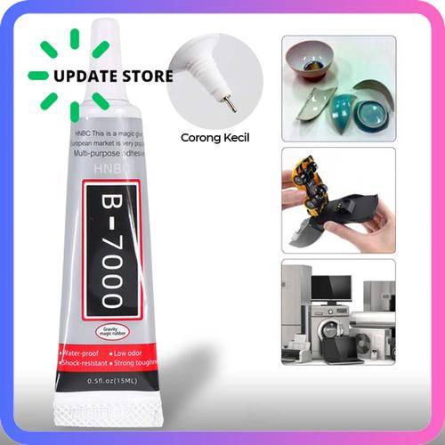 Jual Lem Layar LCD HP Tablet Laptop TV 15ML B-7000 - Transparent - Kota ...