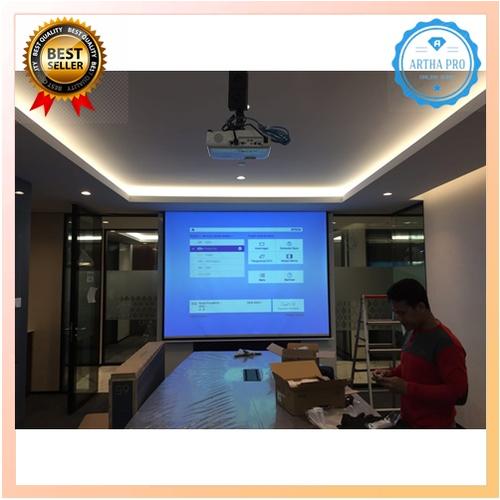 Jual Pasang / Instalasi / pemasangan Layar screen Proyektor 70" 84" 96 ...