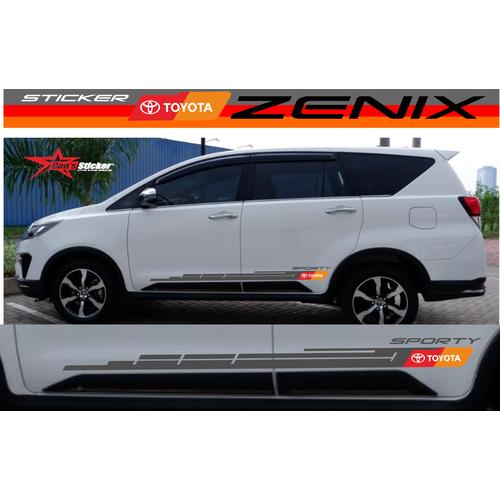 Jual sticker toyota zenix aksesoroes toyota zenix - Hitam - Kab ...