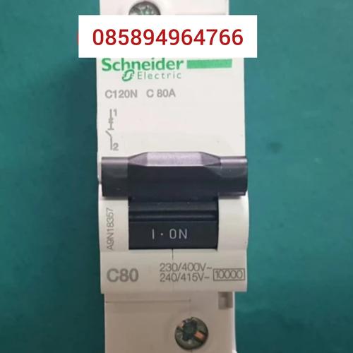 Jual MCB MINIATURE CIRCUIT BREAKER SCHNEIDER C120N 1P 80A 10KA - Jakarta Pusat - Ceria Elektrik ...