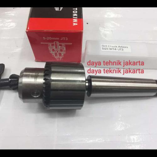 Jual tokiwa kepala bor 20mm jt3 set asbore mt4 / Chuck drill 20mm as ...