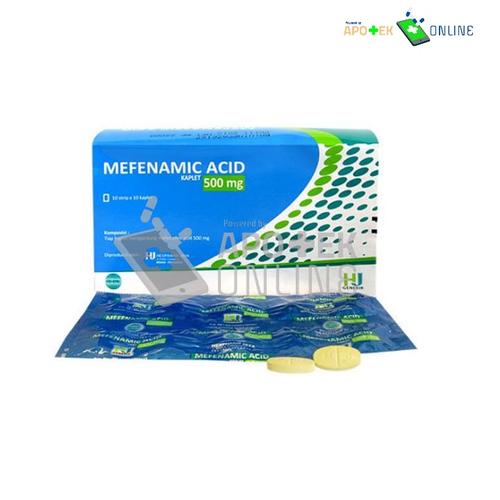 Jual ASAM MEFENAMAT 500MG 1 STRIP 10 TABLET/ PEREDA NYERI GIGI/ NYERI ...