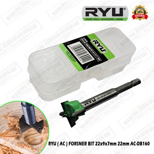 Jual RYU 22mm Forstner Bit Mata Bor Kayu Hinge Boring Slot Kunci Pintu ...