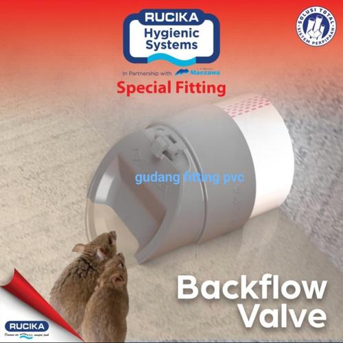 Jual backflow valve 3 " / dop / pvc Rucika - Jakarta Barat - ANEKA ...