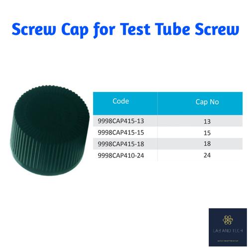 Jual Screw Cap Test Tube Screw Iwaki No. 13 15 18 24 - No. 15 - Kota ...