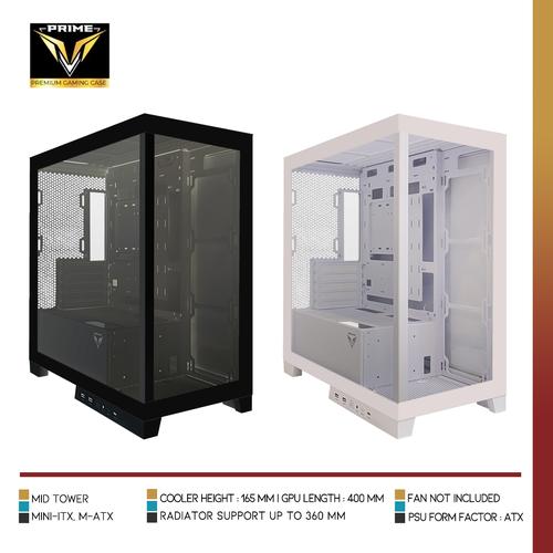 Promo PRIMEGAMING PRIME A-[Q] | HIGH QUALITY GAMING CHASSIS - Hitam ...