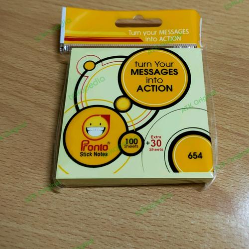 Jual PRONTO STICKY NOTES 654 KUNING - Jakarta Pusat - ATK Original ...
