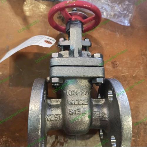 Jual 1"inch gate valve kitz flange JIS10K STAINLESS/ss 100% original ...