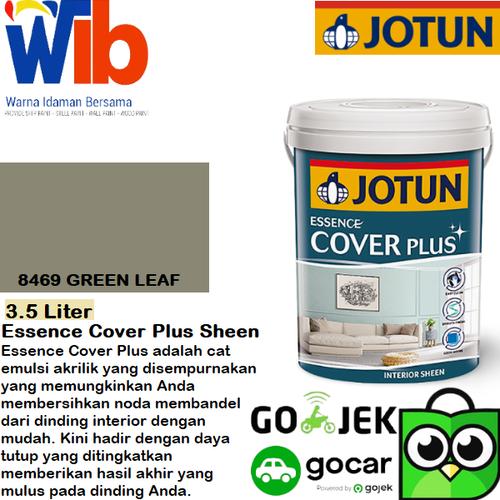 Jual CAT TEMBOK JOTUN Essence Cover Plus Sheen 3.5L - 8469 GREEN LEAF ...